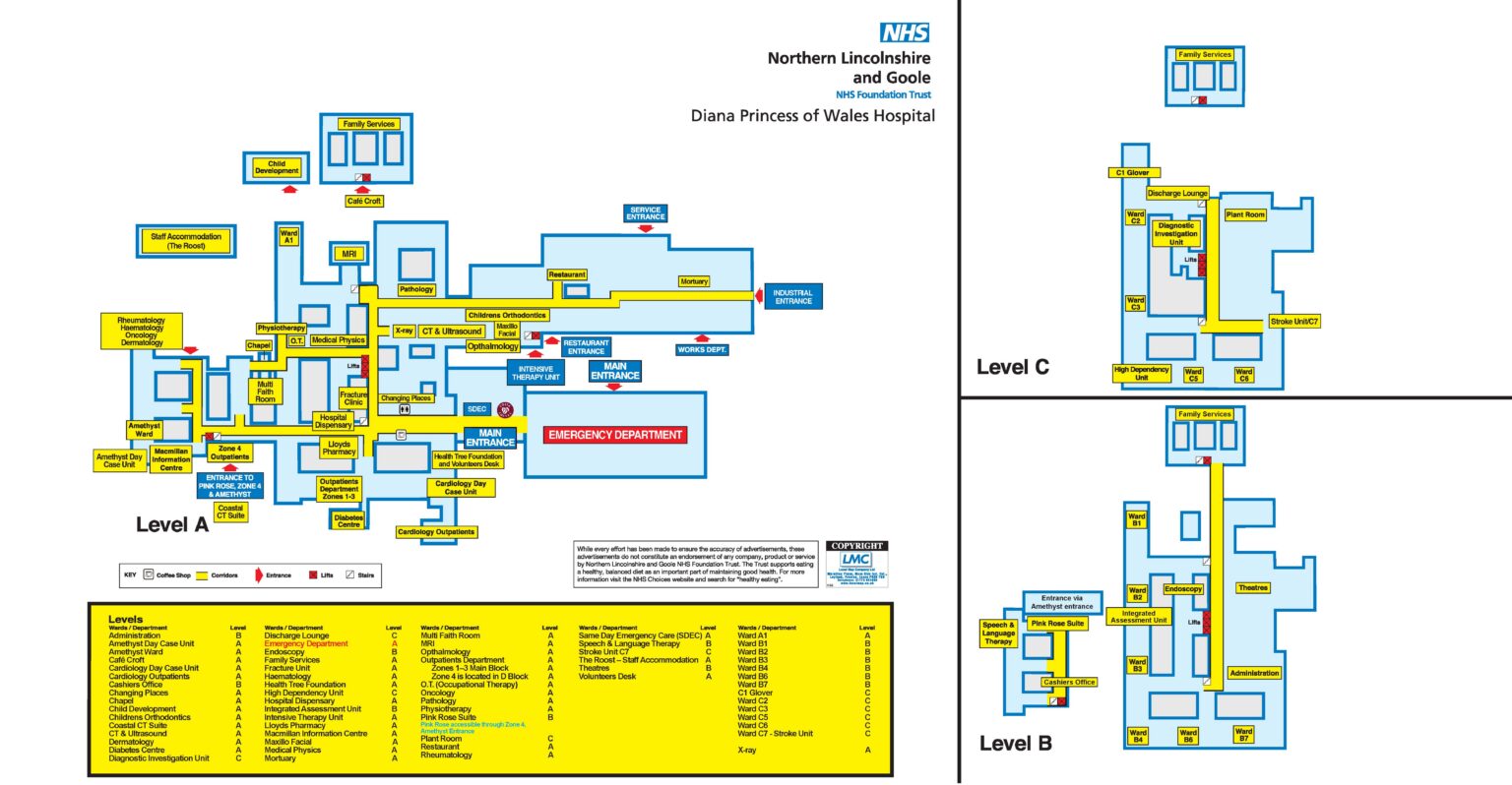 Hospital Maps - Northern Lincolnshire and Goole NHS Foundation Trust