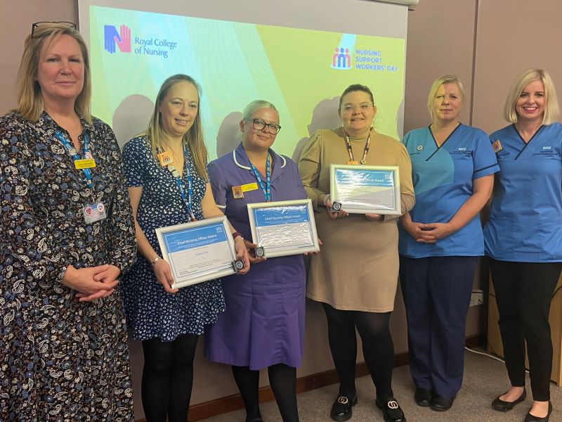 Three of our staff receive a special surprise! - Northern Lincolnshire ...